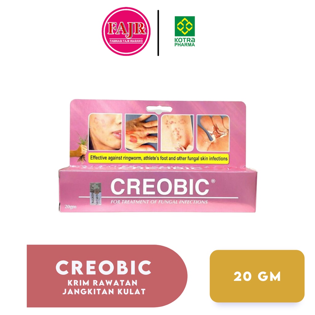 CREOBIC 10GM/20GM (FOR TREATMENT OF FUNGAL INFECTIONS) // KRIM RAWATAN ...