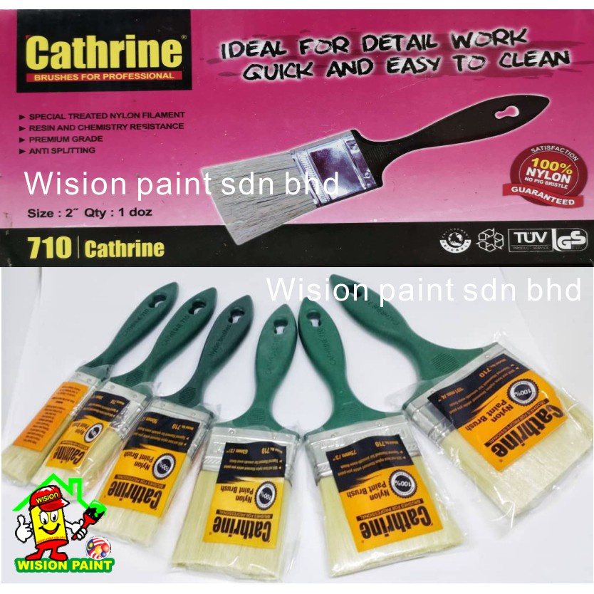 🌱IMP🌱 HALAL 📢 CATHRINE 710 NYLON PAINT BRUSH BERUS CAT ( HALAL) (READY ...