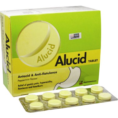 Alucid Tablets Relief of Gastric Pain and Wind 10 Tablets | Shopee Malaysia