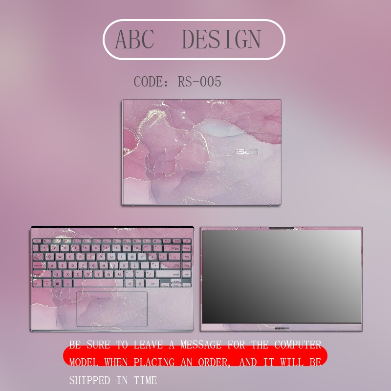 Huawei MateBook D14/D15/XPO/13S/14S laptop Sticker 3 side stickers ...