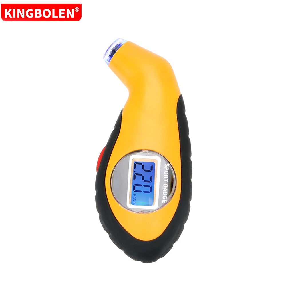 KINGBOLEN Electronic Digital LCD Car Tire Manometer Barometers Tester ...