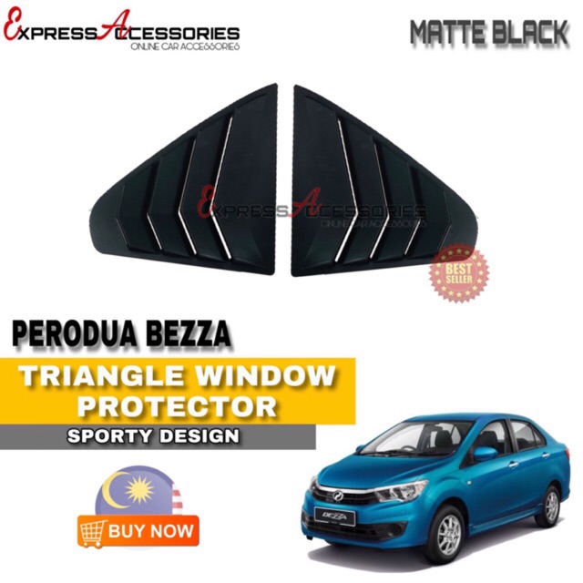 🔥NEW🔥 Perodua Bezza Side Louver Mustang Rear Triangle Window Mirror ...