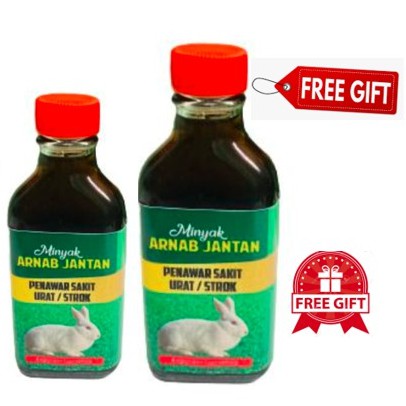 minyak arnab jantan 🔥 pelbagai kegunaan.. setiap pembelian dpt free gift 🎁 | Shopee Malaysia