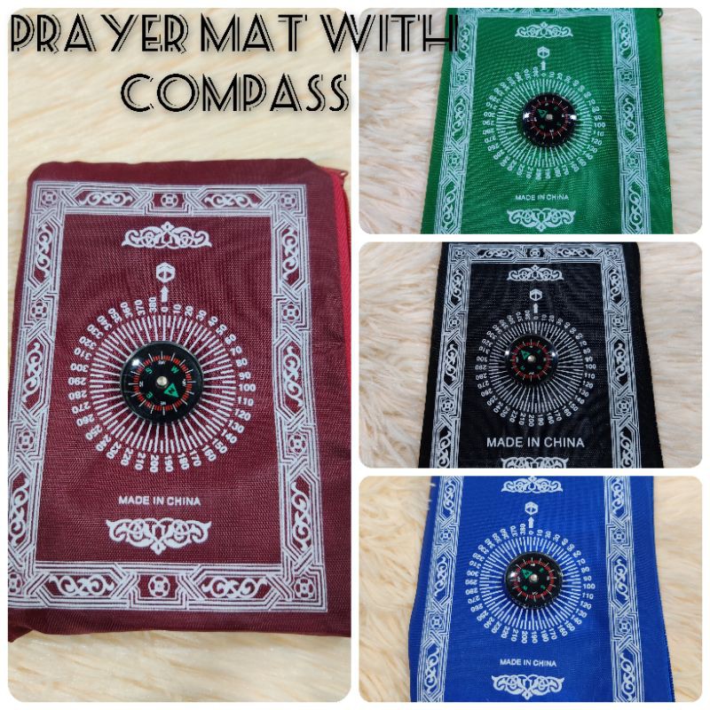 Sejadah + Kompas Kiblat - Solat Doa Sembahyang Muslim Ramadan Travel ...