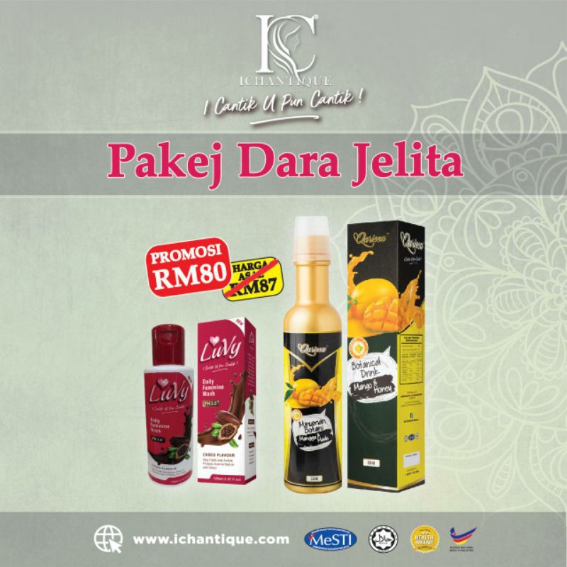 🔥Pakej Terhad Jamu Moden 🔥Dara Jelita iChantique | Shopee Malaysia