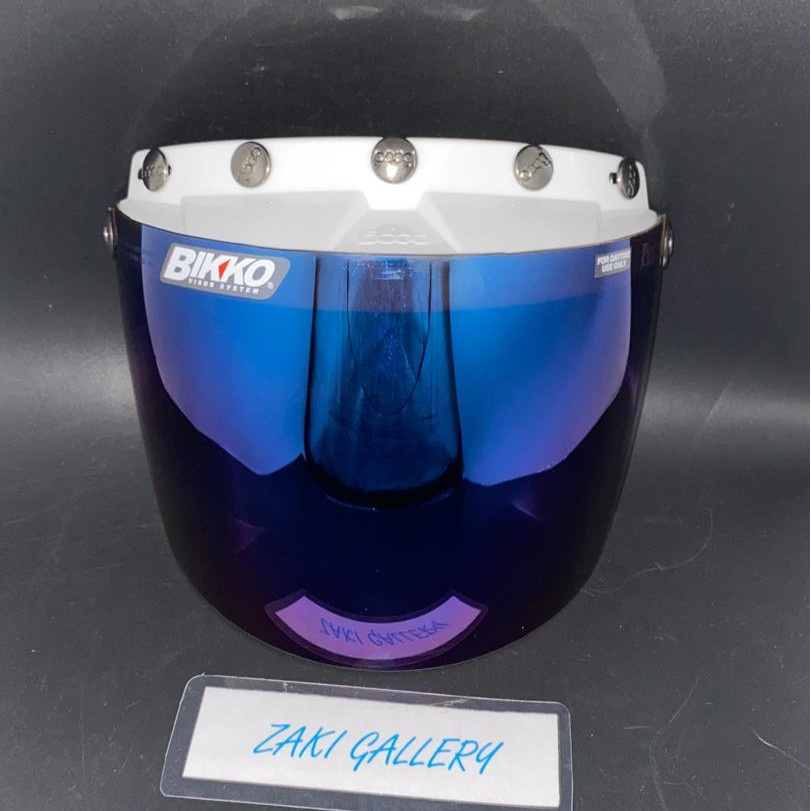 BOGO BIKKO VISOR TINTED RAINBOW SIANG MALAM VISOR HELMET 3 BUTTON BOGO ...