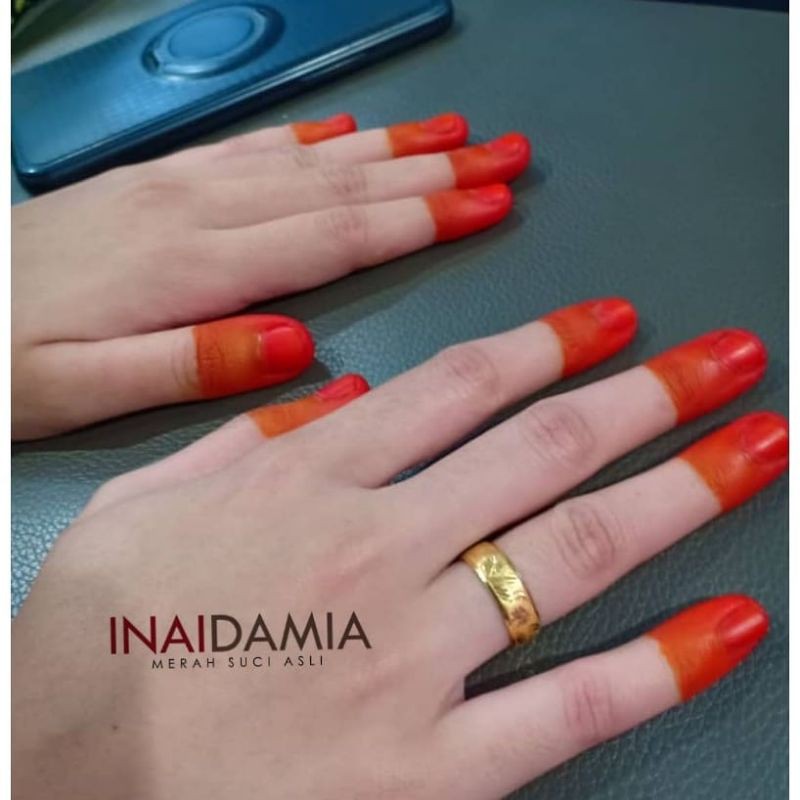 INAI DAMIA MERAH ASLI 50G | Shopee Malaysia