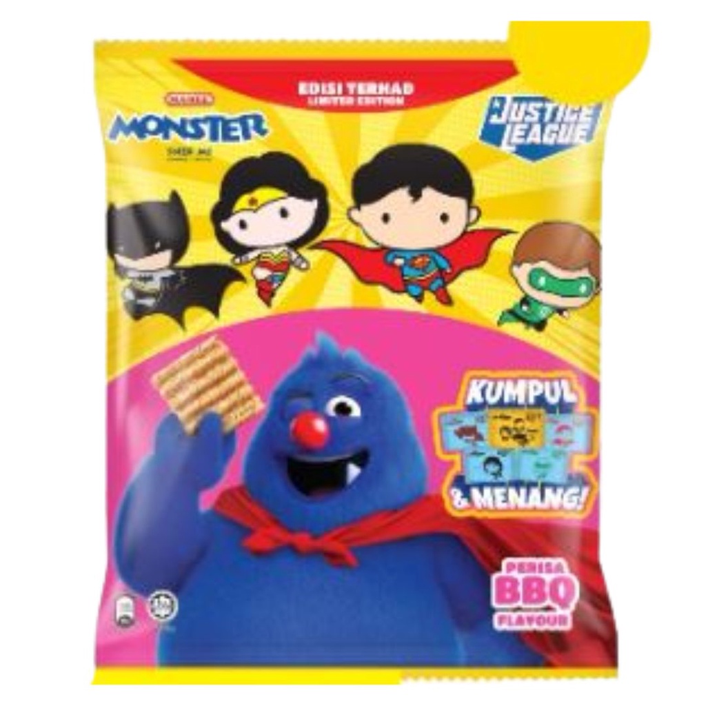 Mamee Monster X DC Chibi FP Bbq 8 x 25g | Shopee Malaysia