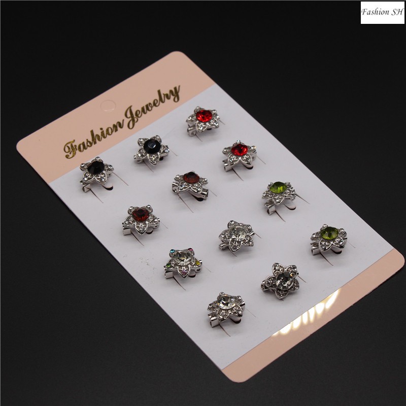 Safety pin tudung pentagonal drill small needle baby brooch M70020 ...