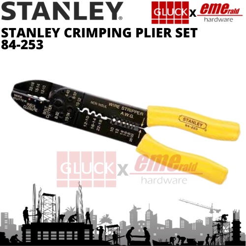 STANLEY | Stanley 84-253 Crimping Set / stanley tools / crimping tool ...