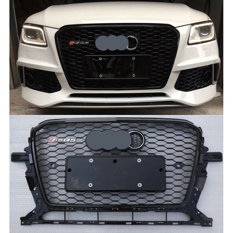 🇲🇾Ready Stock AUDI Q5 RSQ5 2013 - 2017 Grille Full Black Honeycomb Mesh ...