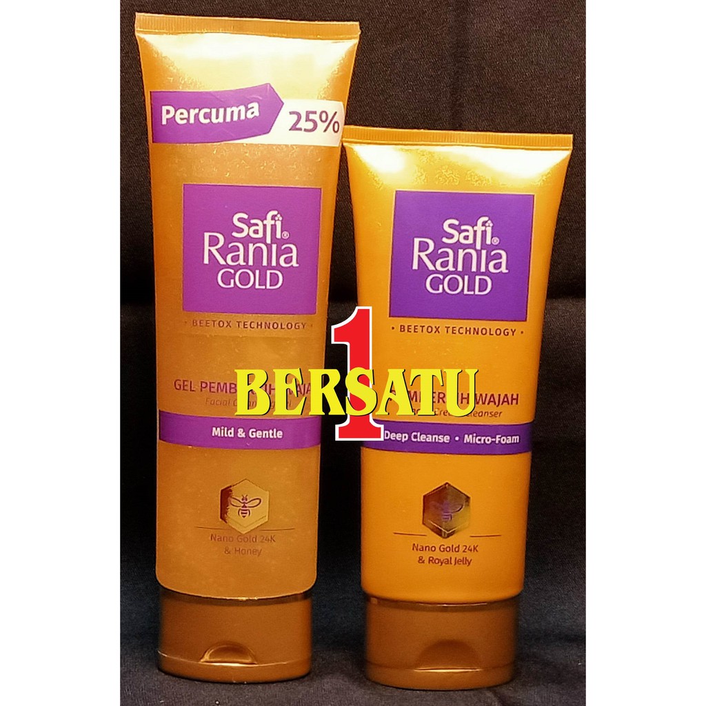PALING MURAH : SAFI RANIA GOLD PEMBERSIH WAJAH / FACIAL CLEANSER 100G ...