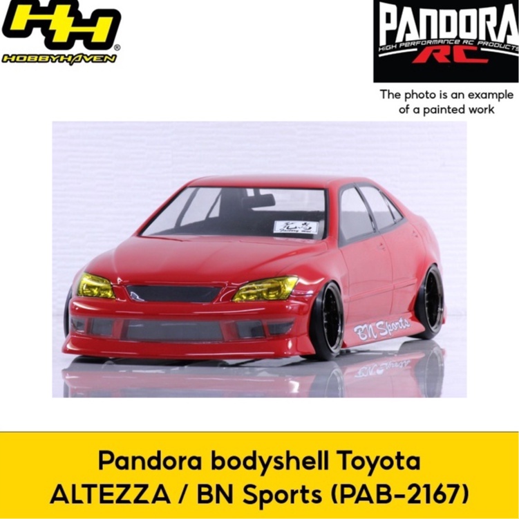 Hobby Haven Pandora bodyshell Toyota ALTEZZA / BN Sports for remote ...