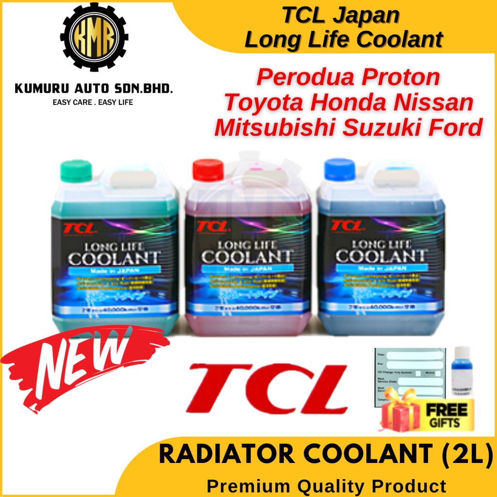 [ JAPAN ] TCL Long Life Coolant 2L For Perodua Proton Toyota Honda ...