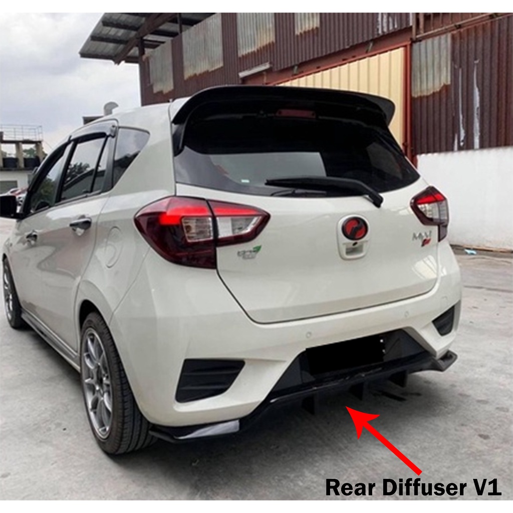 PERODUA MYVI 2022 FACELIFT OEM STYLE FULLSET SKIRTING -WITH PAINTING ...
