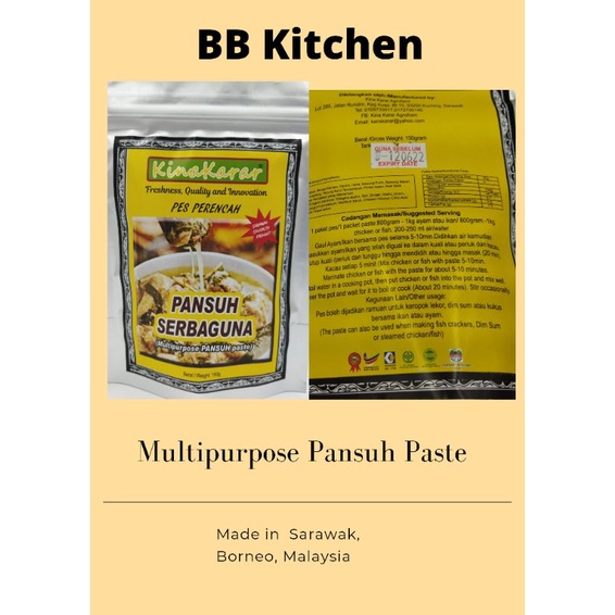 Sarawak Traditional Multi Purpose Pansuh Paste ( Halal) | Shopee Malaysia