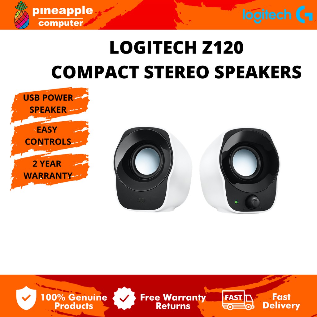 Logitech Z120 Compact Stereo Speakers | Shopee Malaysia