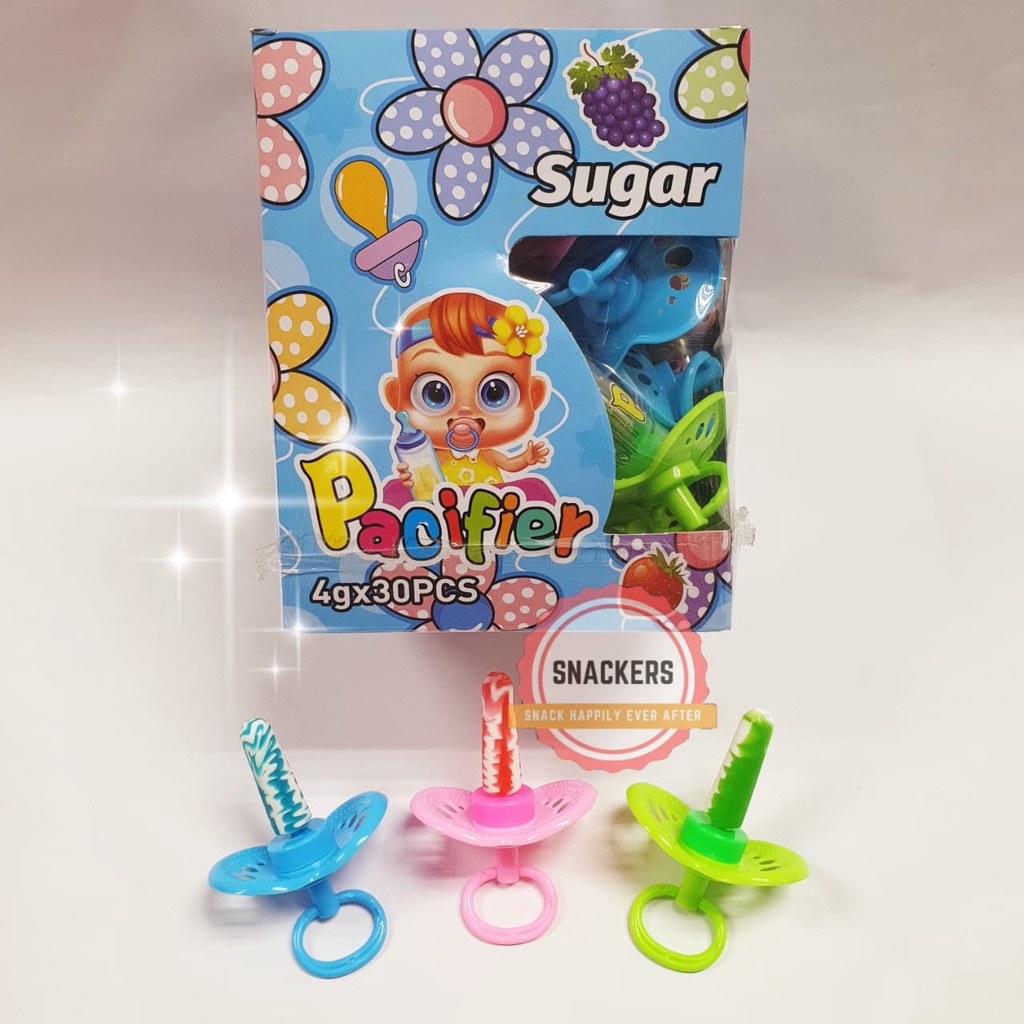 🔥NEW ITEM🔥 30Pcs Seahorse Brand Cute Pacifier Sugar Candy 可爱奶嘴糖 (±7g x ...