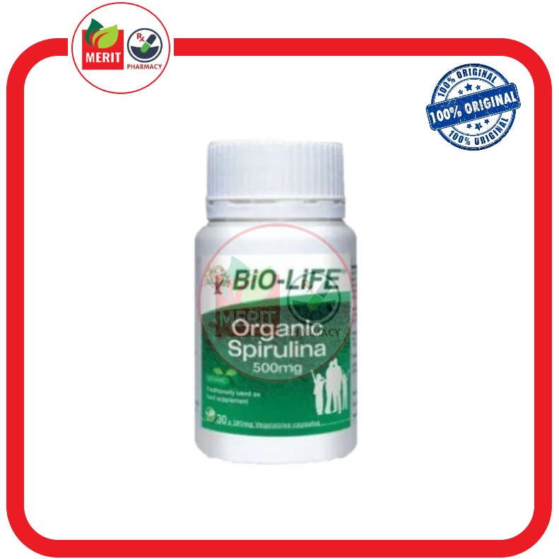 Bio-Life BioLife Bio Life Organic Spirulina 500mg (30SX2) ORIGINAL ...