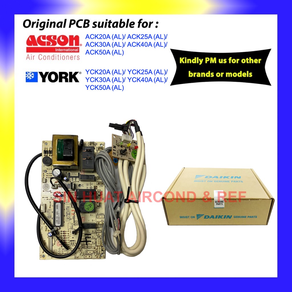 (ORIGINAL PART) York PCB Cassette YCK20-50A YCK20-50AL YCK20A YCK25A ...