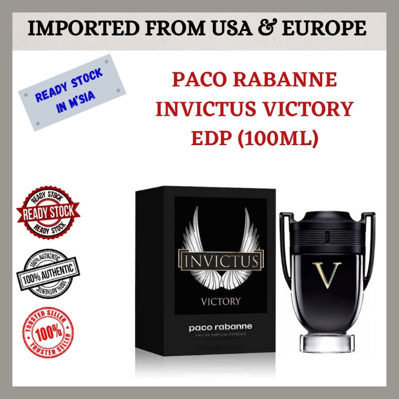 💥Ready Stock💥 Original Paco Rabanne Invictus Victory EDP For Him (100ml) | Shopee Malaysia