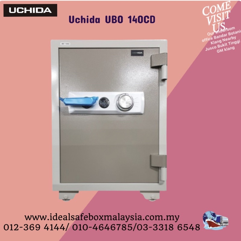 safe box UCHIDA Fire Resistant Safe Box (UBO-140CD)_140KG uchida safety ...
