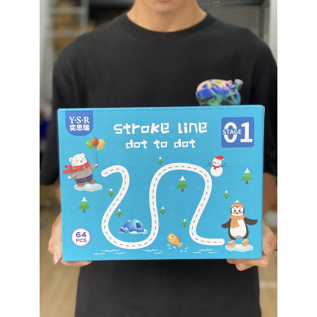 Stroke LINE DOT TO DOT DRAWING BOOK | Shopee Malaysia