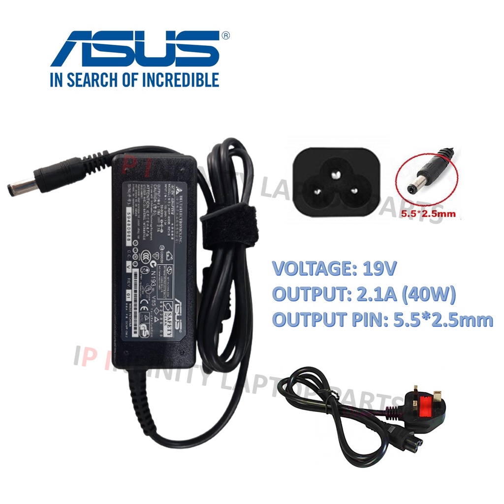 Laptop asus A455L X455 A43 A42 VivoBook S400C X44H K46CM x555 charger ...