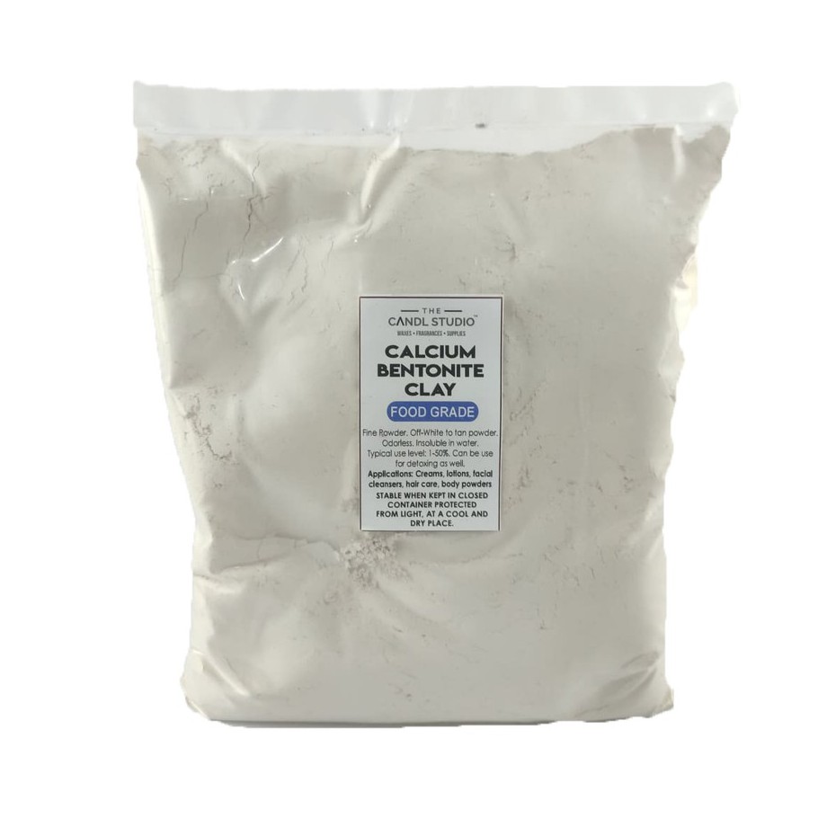 thedecordirectory Food Grade Calcium Bentonite White Clay Facial Mud ...