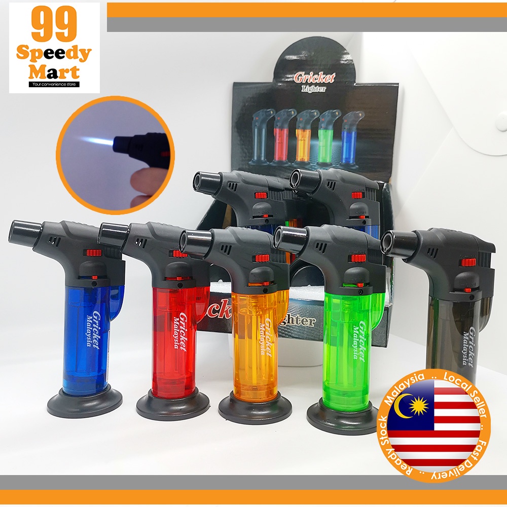🔥 BIG SIZE Gricket Windproof Jet Flame Lighter 🔥 BESAR Gricket Pemetik ...