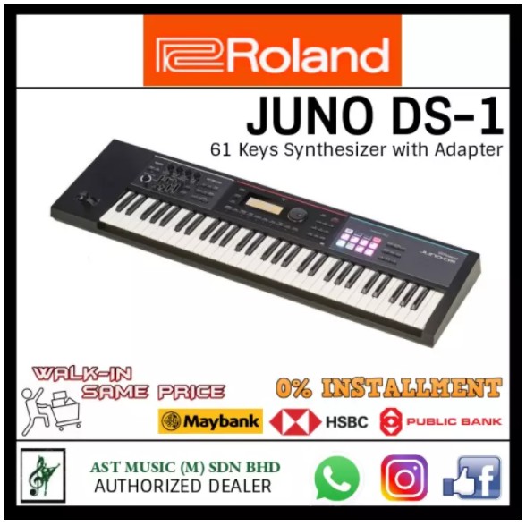 Roland JUNO DS61 Portable Synthesizer Portable Keyboard (JUNO DS-61) | Shopee Malaysia