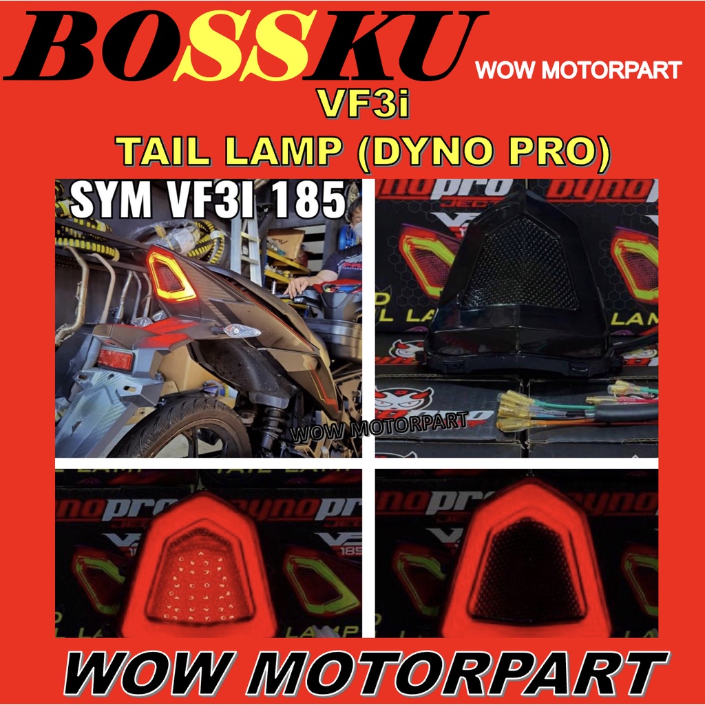 VF3 TAIL LAMP ASSY LED DYNO PRO VF3 185 TAIL LIGHT DYNO PRO JECT VF3I ...