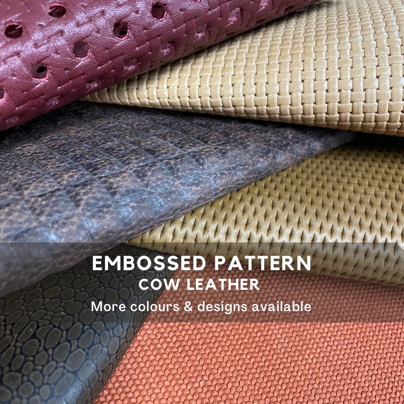 EMBOSSED Patterns Design on Cow Leather Kulit Lembu [LPE] | Shopee Malaysia