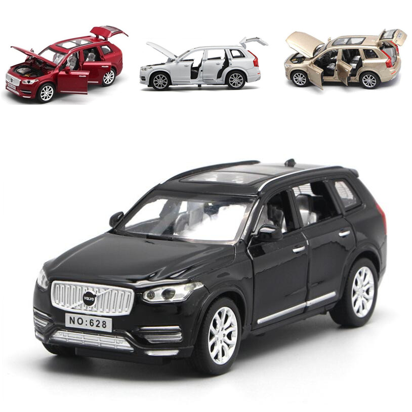 1:32 VOLVO XC90 Diecast Vehicles Alloy Car Model Sound and Light Pull ...