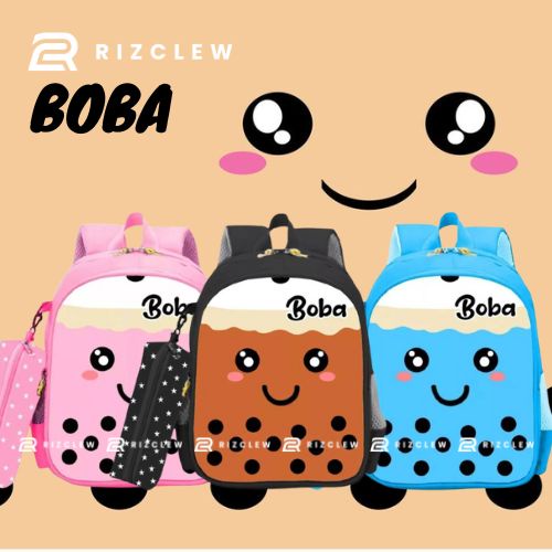 Falahcollection - Boba Children's Backpack For Preschool Kindergarten ...