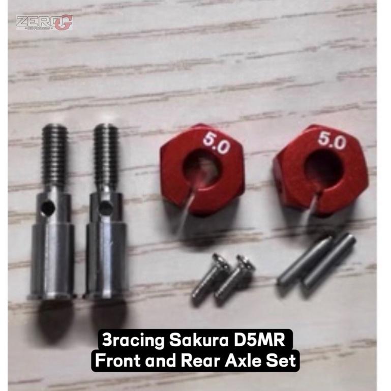 ZeroG For 3racing Sakura D5MR D5 MR Front And Rear Axle Set UJ Set | Shopee Malaysia