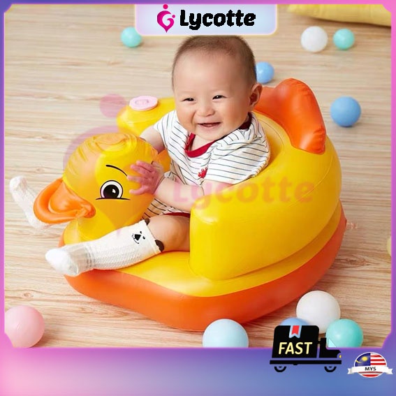 LYCOTTEᵐʸ Baby Duck Chair Inflatable Chair Inflatable Chair Soft PVC ...