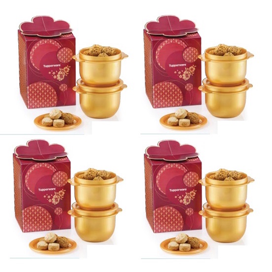 [ORI] Tupperware CNY Cookies Set 750ml (4set ) | Shopee Malaysia