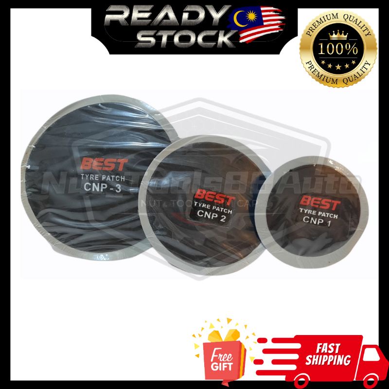 PCS Tip Top Best CN01/CN02/CN03 Tire Patches Tube Patches Tayar Repair ...