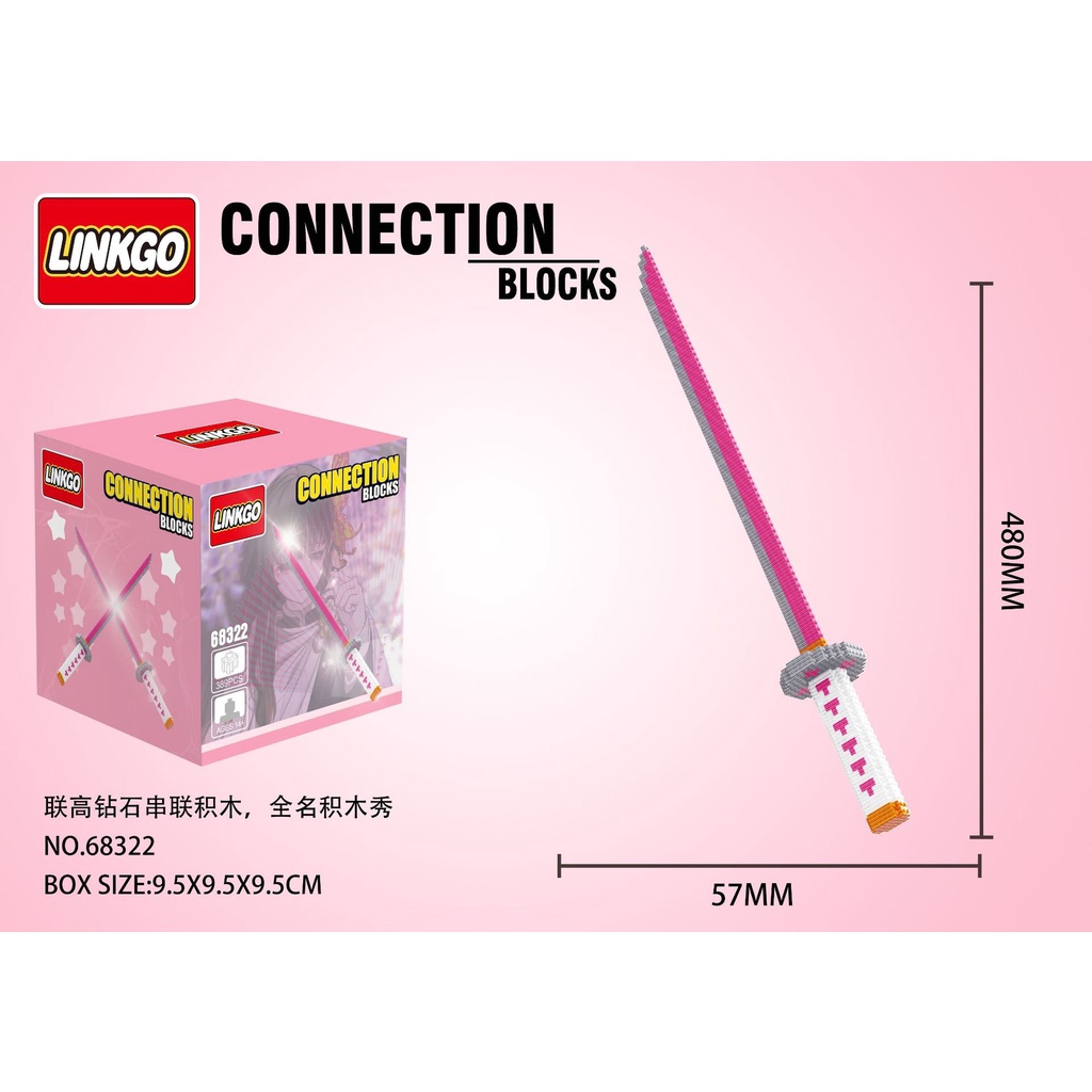 Demon Slayer Building Blocks Equipment Zenitsu Tanjirou Kyoujurou Anime ...