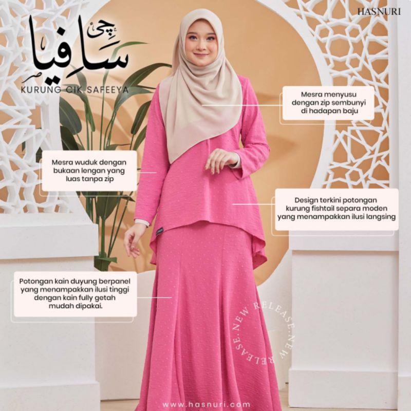 🌸 KURUNG CIK SAFEEYA 🌸 Collection By Hasnuri 🌹🌹 | Shopee Malaysia