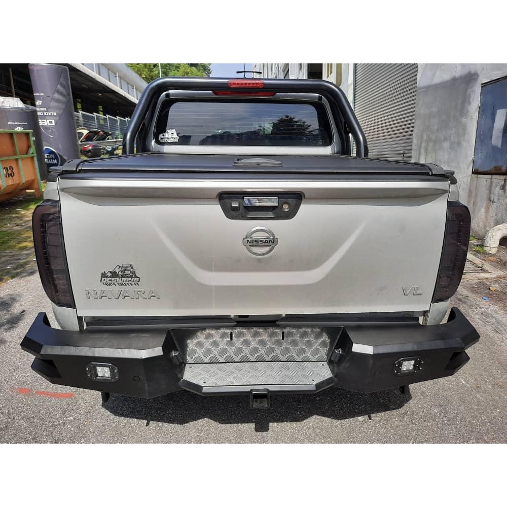 Force Rear Bull Bar with Spotlight (HB1) For Ford Ranger Nissan Navara ...