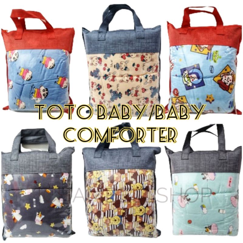 🔥𝐑𝐄𝐀𝐃𝐘 𝐒𝐓𝐎𝐂𝐊🔥 100% cotton Baby comforter/toto baby mudah dibawa ...