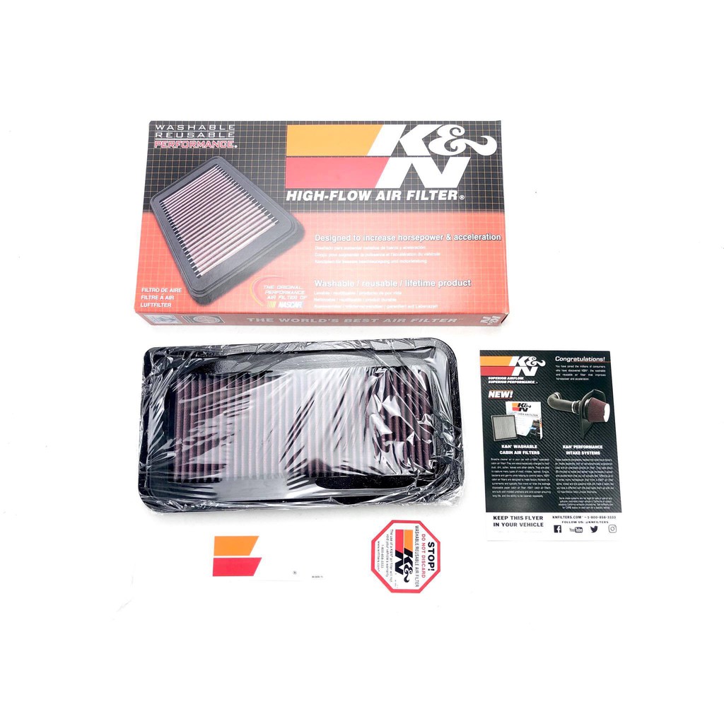 Original K&N Washable Drop In Air Filter New Toyota 86 FT86 GT86 Subaru ...