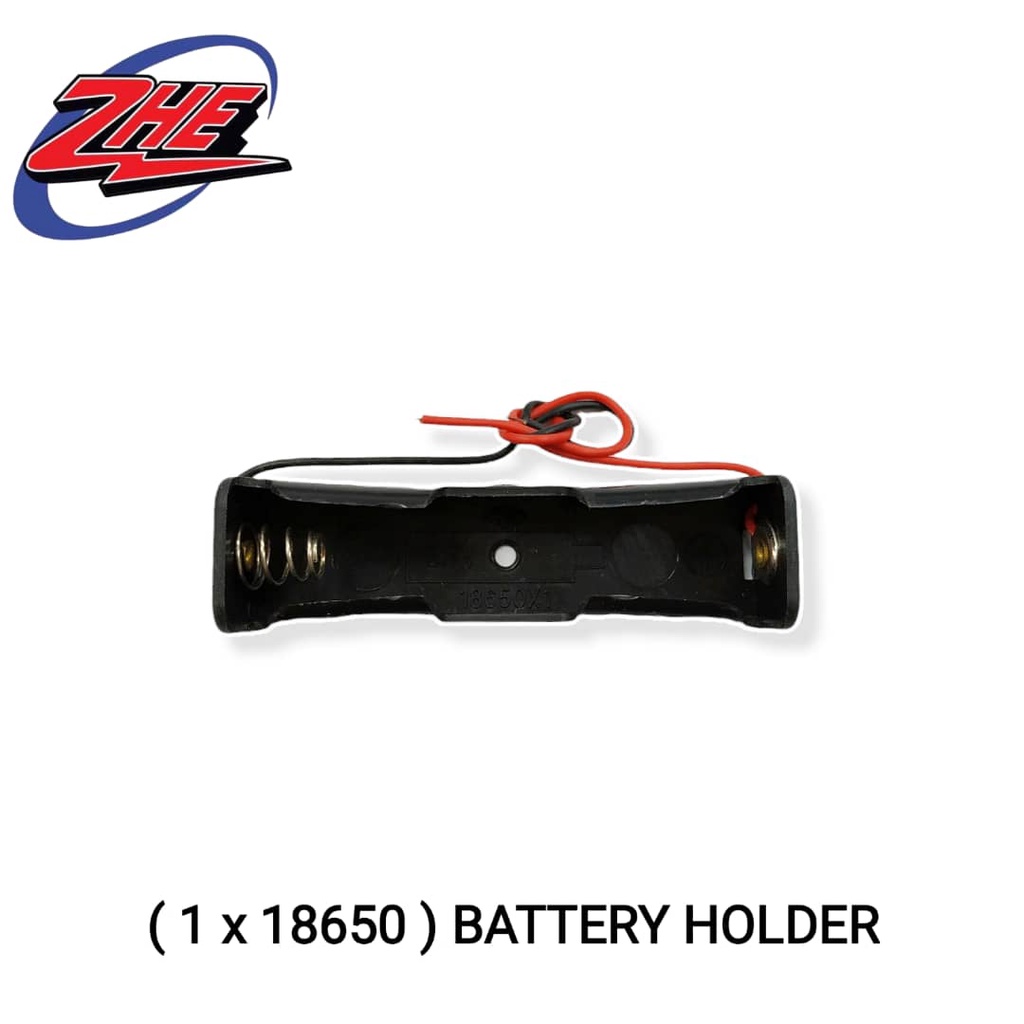 BATTERY HOLDER ONLY AA 18650 / CASING SINGLE / DOUBLE SLOT AA D 18650 ...