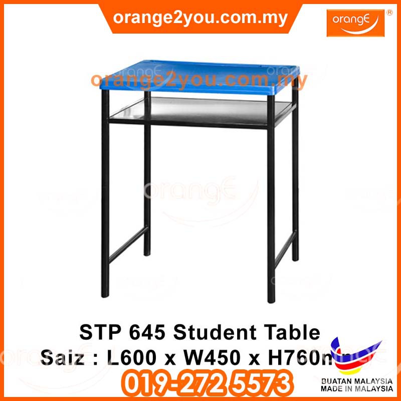 Plastic Top School Student Study Table Desk Education Furniture Meja ...