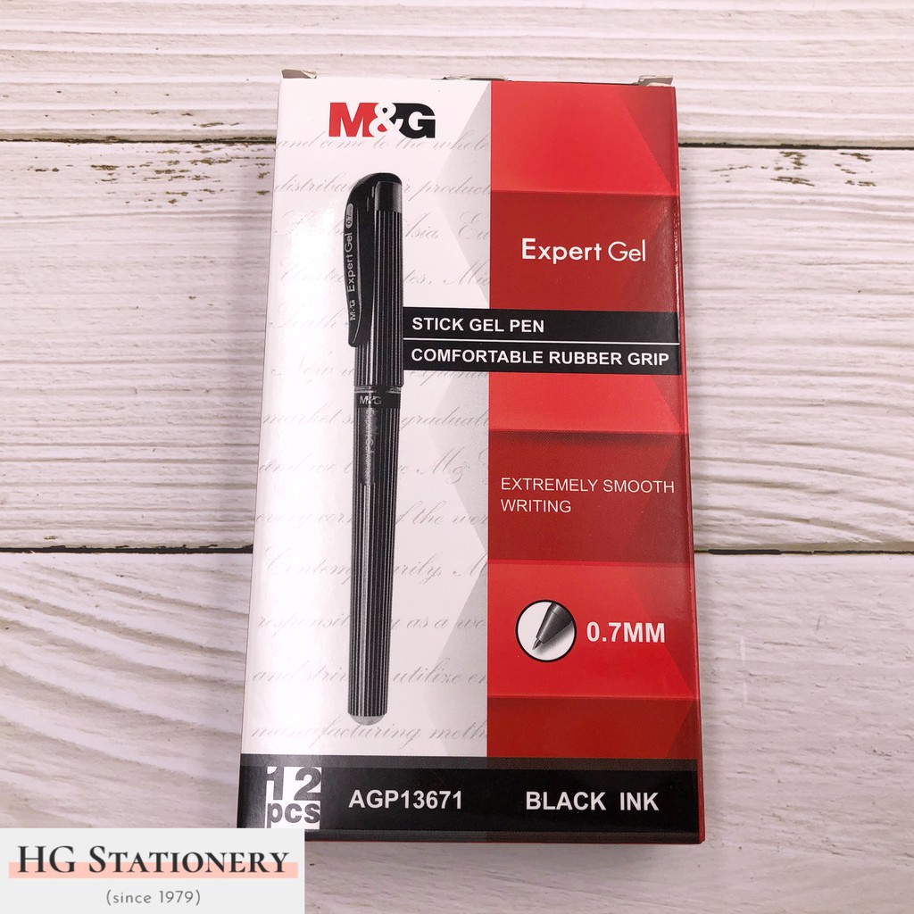 (0.7mm / 1.0mm) M&G Expert Stick Gel Pen / Signature Pen & Refill ...