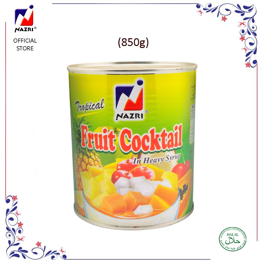 NAZRI Tropical Fruit Cocktail In Heavy Syrup (850g) | Shopee Malaysia