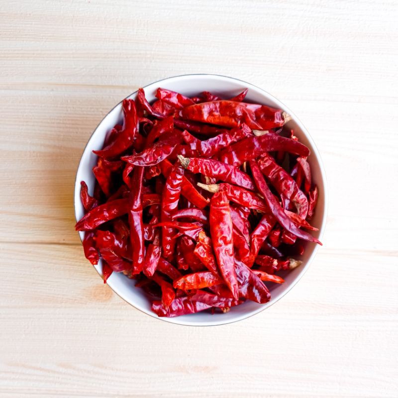 MERAH Dried Red Chili 50gr - Super Spicy Teja Chili - Original Tick ...