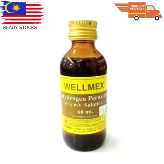 WELLMEX HYDROGEN PEROXIDE 6% SOLUTION 30ML | Shopee Malaysia